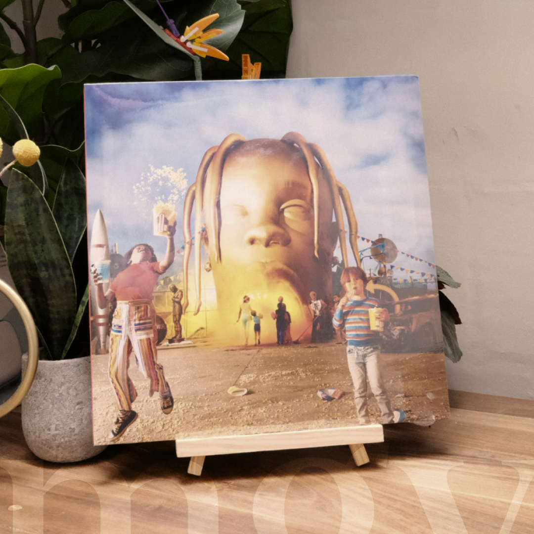 astroworld - travis scott – mask guy record store